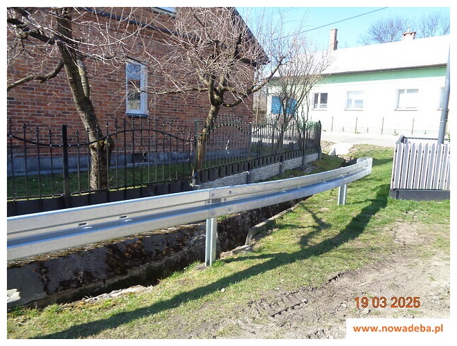 Montaż barier drogowych w Chmielowie – Nasza Nowa Dęba