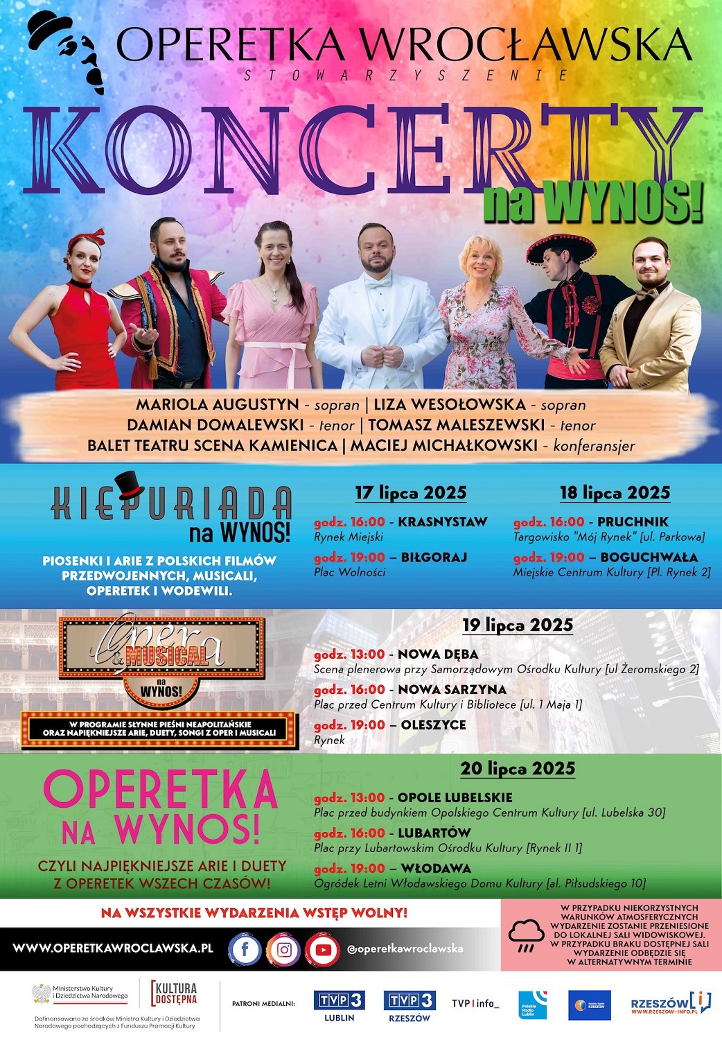 Operetka Wrocławska na scenie plenerowej SOK 19 lipca 2025 – Nasza Nowa ...